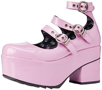 Lamoda Femme Run The World Mary Jane, Rose Brevet, 40 EU