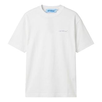 Off-white Klassisches Baumwoll-T-Shirt - - Tops - Herren - Wei&szlig; - XS