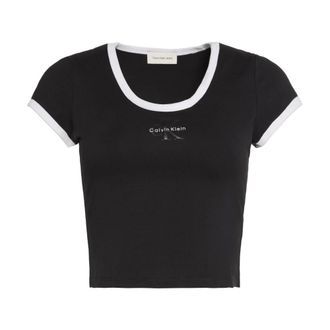 Calvin Klein Damen, Oberteile, Schwarzk, MGr&ouml;&szlig;e