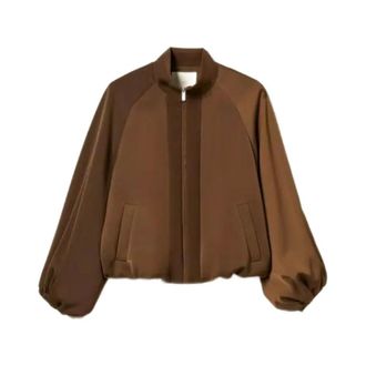 Twinset Femme, Vestes, Brun, Taille: 38 FR Vestes Bomber