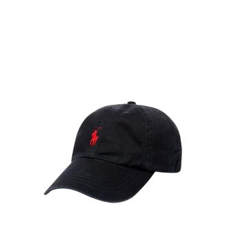 Ralph Lauren unisex, Accessoires, Noir, Taille: ONE Size Chino Baseball Caps - Noir