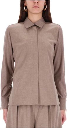 Max Mara Femme, Blouses et Chemises, Gris, Taille: 36 FR Shirt