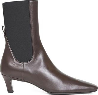 Toteme Femme, Chaussures, Brun, Taille: 40 EU Bottines chaussettes à talons en Nappa