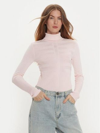 Morgan Rollkragenpullover 132-MENTOS.M Rosa Slim Fit
