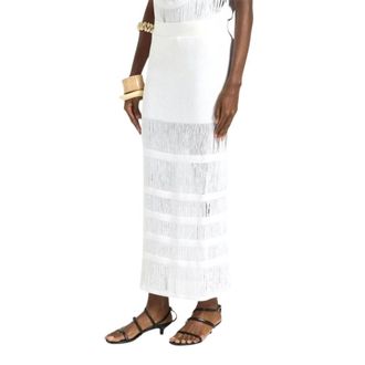 Liviana Conti Femme, Jupes, Blanc, Taille: 38 FR Skirts