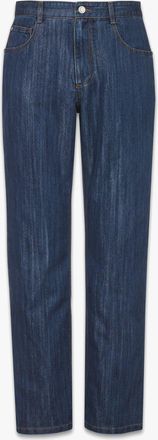 MCM Hose aus Denim-Lurex