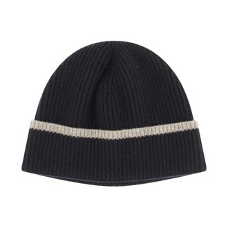 Lardini M&uuml;tze und Schal aus Wolle und Kaschmir - - Accessories - Herren - Blau - 59 CM