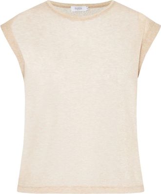 Barba Femme, Tops, Beige, Taille: 38 FR Blebded Cotton Top