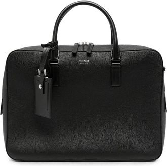 Tom Ford Elliot Grained-leather Briefcase