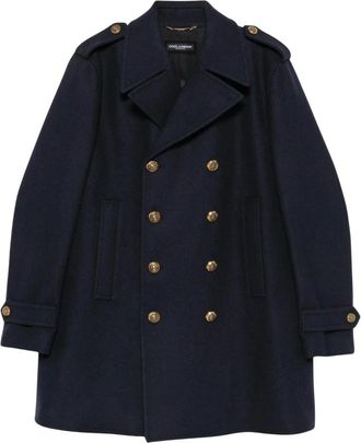 Dolce & Gabbana B0665 Cappotto - Homme - Manteaux - Bleu - Taille: XL