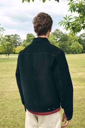 Next Cordjacke Cordjacke mit Teddyfell-Futter (1-St)