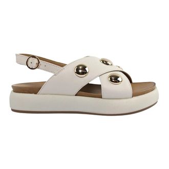 Inuovo A96049 Flache Sandalen - - Shoes - Damen - Wei&szlig; - 39 EU