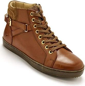 Pediconfort Baskets lacées et zippées - Femme - Taille : 38 - Couleur : Marron