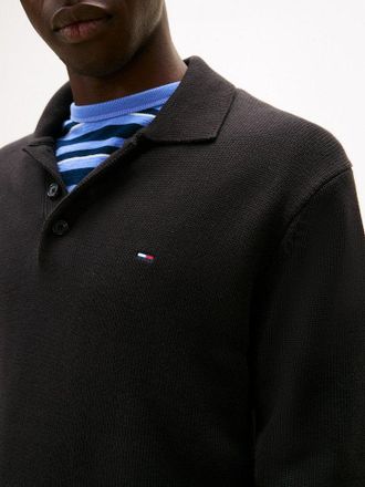 Tommy Jeans Polokragenpullover TJM ESSENTIAL POLO slim fit, Feinstrick