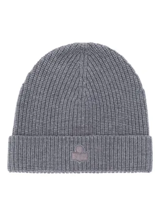 Isabel Marant bonnet Bayle &agrave; design nervur&eacute; - Gris