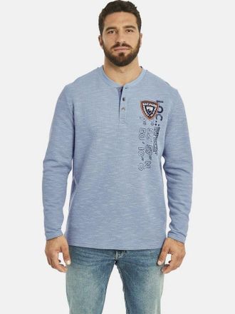 Jan Vanderstorm Sweatshirt REGINALD mit seitlichen Schlitzen