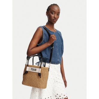 Tous Handtasche TOUS Capazo M Scoubidou 2001663243 Beige