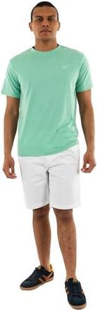 Kaporal Tee Shirt Manches Courtes, pour Homme, 60% Coton - 40% Polyester, Coupe Regular, Col Rond, Couleur Menthol, Taille XL