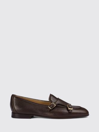 Doucal's Chaussures Double Monk Strap en cuir de cerf &agrave; bout mocassin