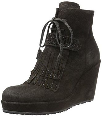 Zinda Femme 2470 Bottes à Tige Courte, Gris Carbone, 41 EU