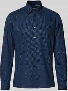 Eterna Regular Fit Freizeithemd aus reiner Baumwolle mit Kentkragen