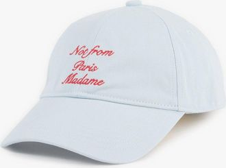 Dr&ocirc;le de Monsieur Casquette Slogan Calligraphy en coton