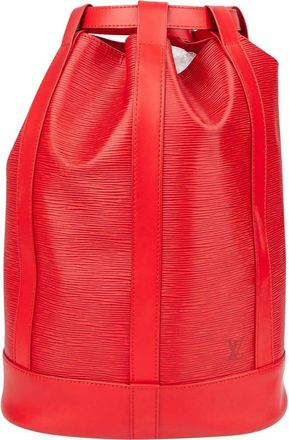 Louis Vuitton Crossbody Bags - Louis Vuitton Rouge Epi Leather Randonnee Backpack - Gr. unisize - in Rot - f&uuml;r Damen
