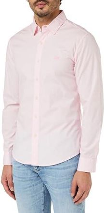 Levi's Long-Sleeve Battery Housemark Chemise Slim pour Homme, Rose (Barely Pink), L