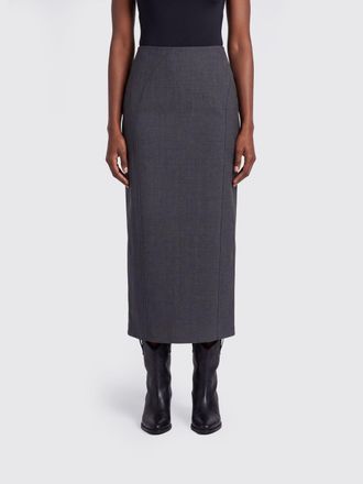 Jil Sander Hoch taillierter Midi-Bleistiftrock aus Stretch-Schurwolle