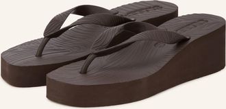 Sleepers Sleepers Zehentrenner High Platform braun