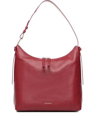 Coccinelle petit sac port&eacute; &eacute;paule Malory en cuir - Rouge