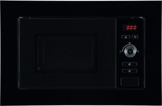 Respekta Mikrowelle 800 Watt Einbau 60 cm Grill 1000 Watt 20 l Glas Schwarz