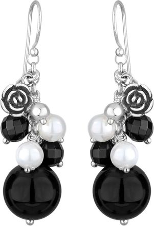 Elli Ohrringe Rose Onyx