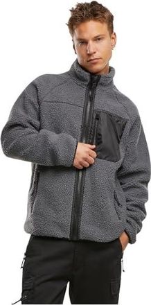 Brandit Teddyfleece Jacket 15Y, Farbe: anthracite, Gr&ouml;&szlig;e: 4XL