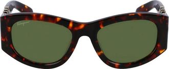 Ferragamo Femme, Accessoires, Brun, Taille: ONE Size Sf1082S531921 Lunettes de soleil