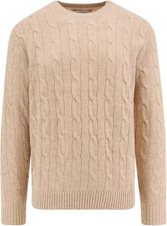 MC2 Saint Barth Homme, Pulls, Beige, Taille: L Maille ras du cou