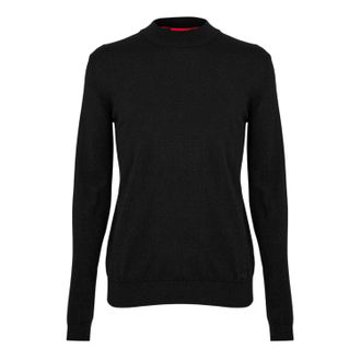 HUGO BOSS San Matteo-M Sweatshirt f&uuml;r Herren, Jerseyware (Schwarz)