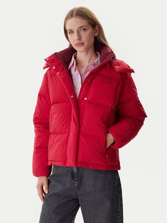 Tommy Jeans Daunenjacke Alaska DW0DW21623 Rot Relaxed Fit