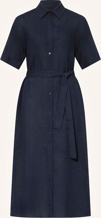 GANT Hemdblusenkleid Aus Leinen blau