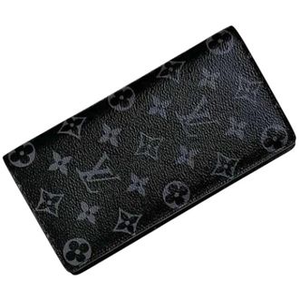 Louis Vuitton Portefeuille long (&agrave; deux volets) Pre-owned - Homme - Pre-owned - Noir - Taille: ONE Size