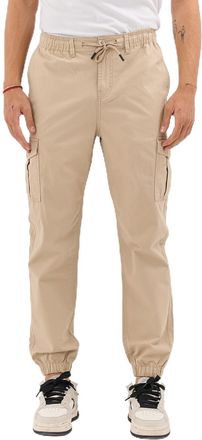 Comeor Cargohose Herren Stretch Relaxed Fit - Chino Hose Baumwolle M&auml;nner Cargo Outdoorhosen, Wanderhose, Baggy Freizeit mit 6 Taschen & Kordelzug (Camel, XL