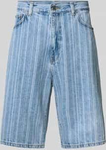 Carhartt Work in Progress Straight Fit Jeanshorts mit Allover-Print Modell Rylan