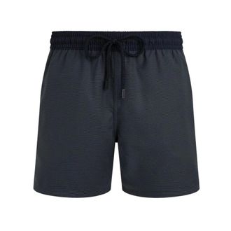 Vilebrequin Figurbetonte Micro Carreaux Woll-Badeshorts f&uuml;r Herren - - Swimwear - Herren - Blau - L
