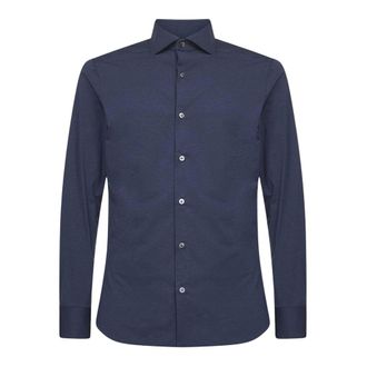 D4.0 Homme, Chemises, Bleu, Taille: 4XL Formal Chemises