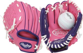 Rawlings Unisex - Erwachsene Series T-Ball & Youth Baseball Glove | Sizes 9-11.5 | Multiple Styles Players PL91SR-0/6 Baseballhandschuh f&uuml;r Jugendliche, 22,9 c