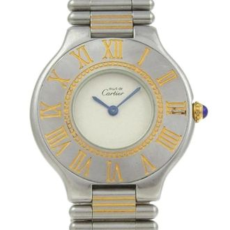 Cartier Pre-owned Must 21 Stainless Steel Quartz - Femme - Pre-owned - Gris - Taille: ONE Size