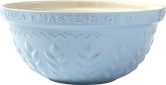 Tala Traditionelle Sch&uuml;ssel zum Mischen aus blassblauem Steingut, Chip-resistent mit erhabenem Mais-Muster, Backzubeh&ouml;r, Perfekt f&uuml;r Brot- und Kuchenteig, 