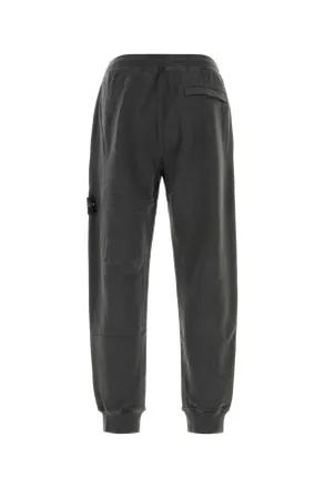 Stone Island Leadgrey Pantaloni Exterior: Cotton Trousers