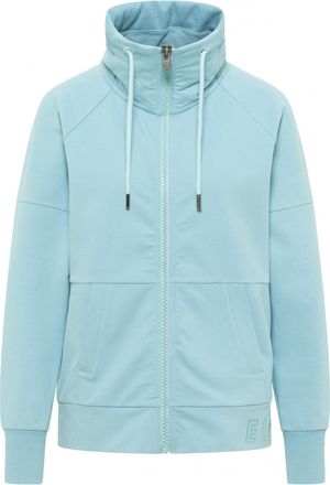 Elbsand Aina Damen Sweatjacke mit Stehkragen, Sweatshirt mit Zip Verschluss, Regular Fit