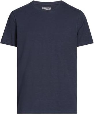 Selected T-shirt droit en coton